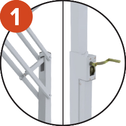 Mobile school basketball goal, adjustable positions